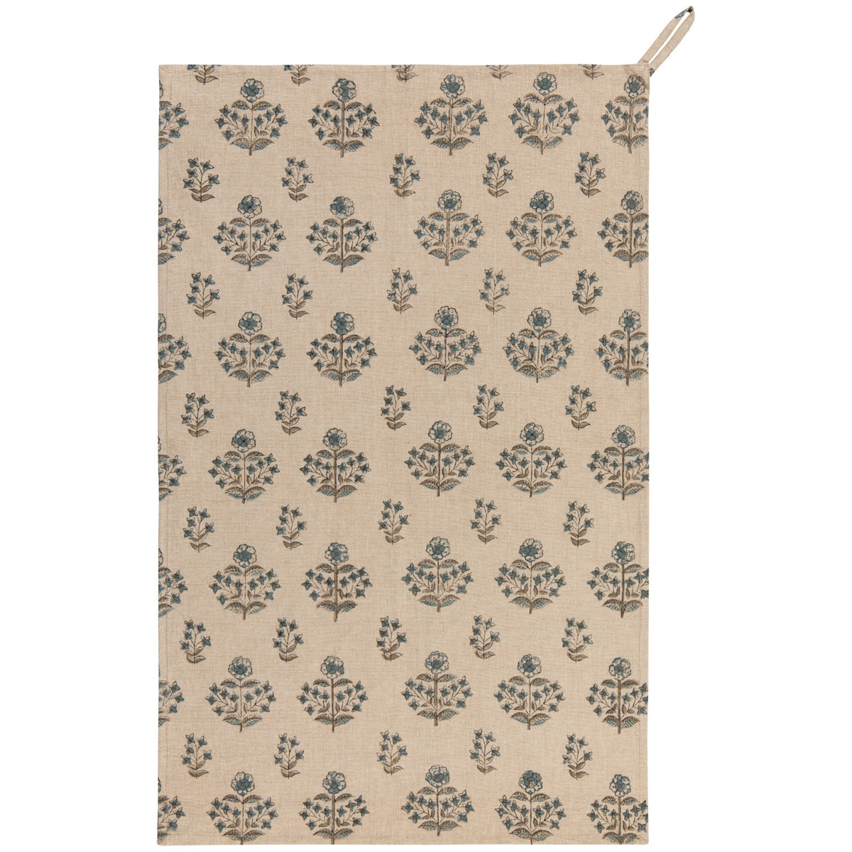 Salvia Block Print Dishtowel – Country Treasures